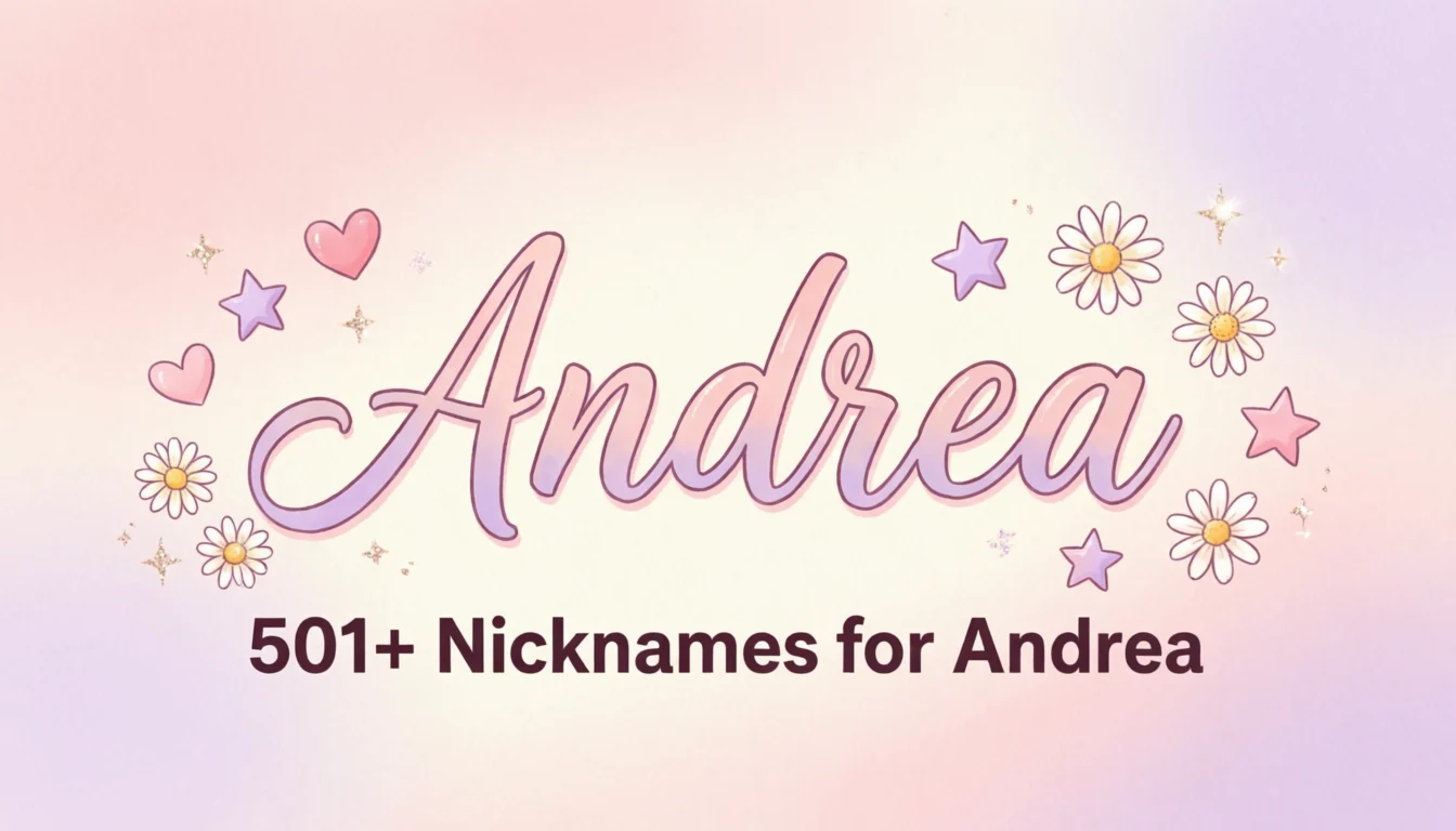 501+ Nicknames for Andrea (2026) – Cute, Funny, Cool & Unique Name Ideas
