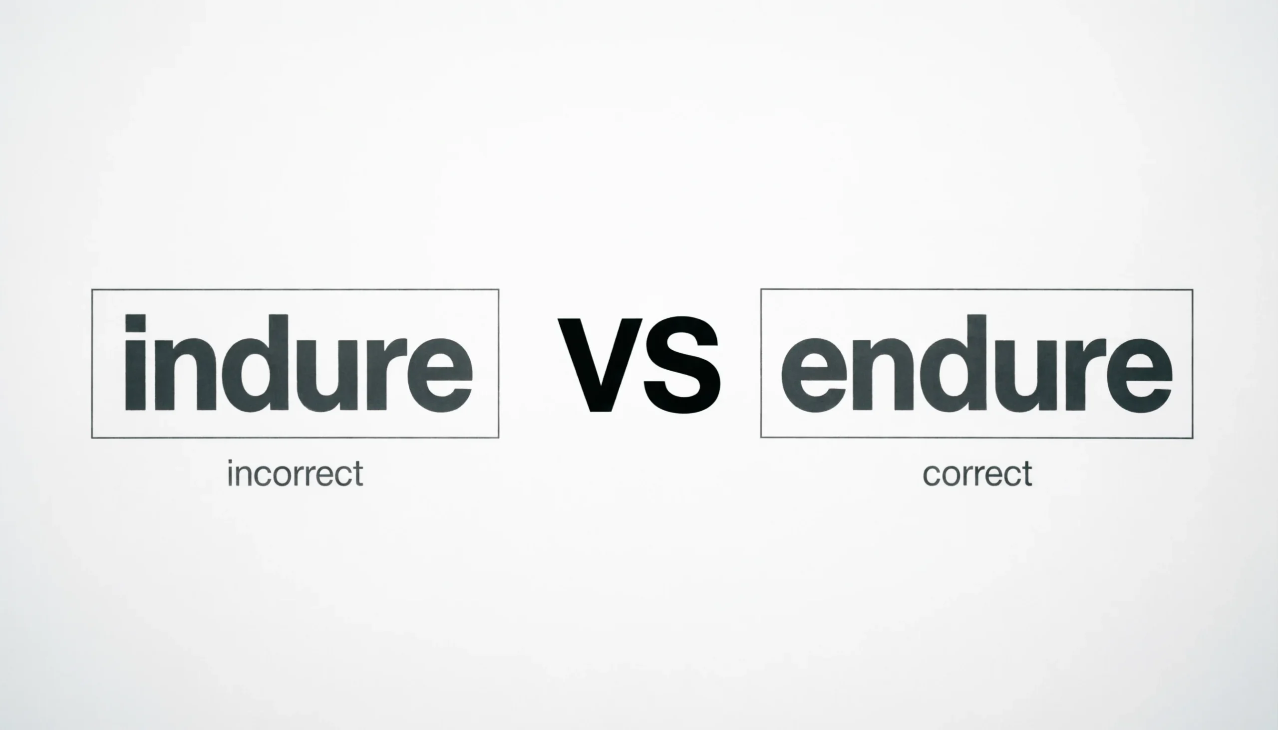 Indure vs Endure: Which Spelling Is Correct? (Simple 2026 Guide)