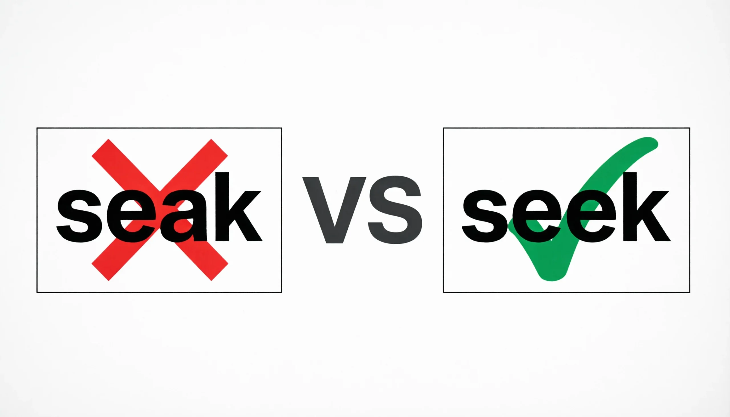 Seak vs Seek: Which One Is Correct? (Clear Explanation + Examples)