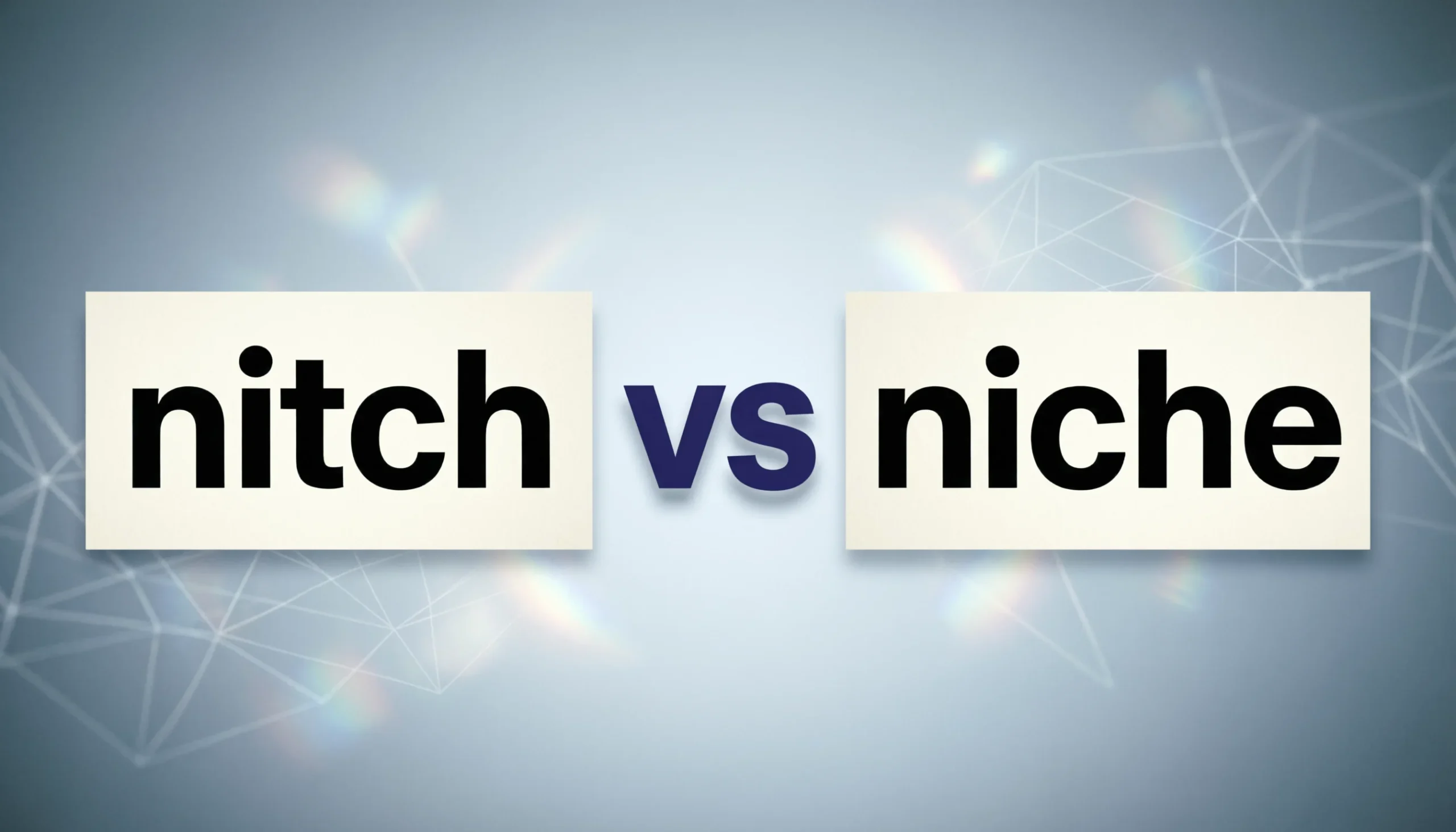 Nitch vs Niche: Which One Is Correct? (Meaning, Pronunciation & Usage ...