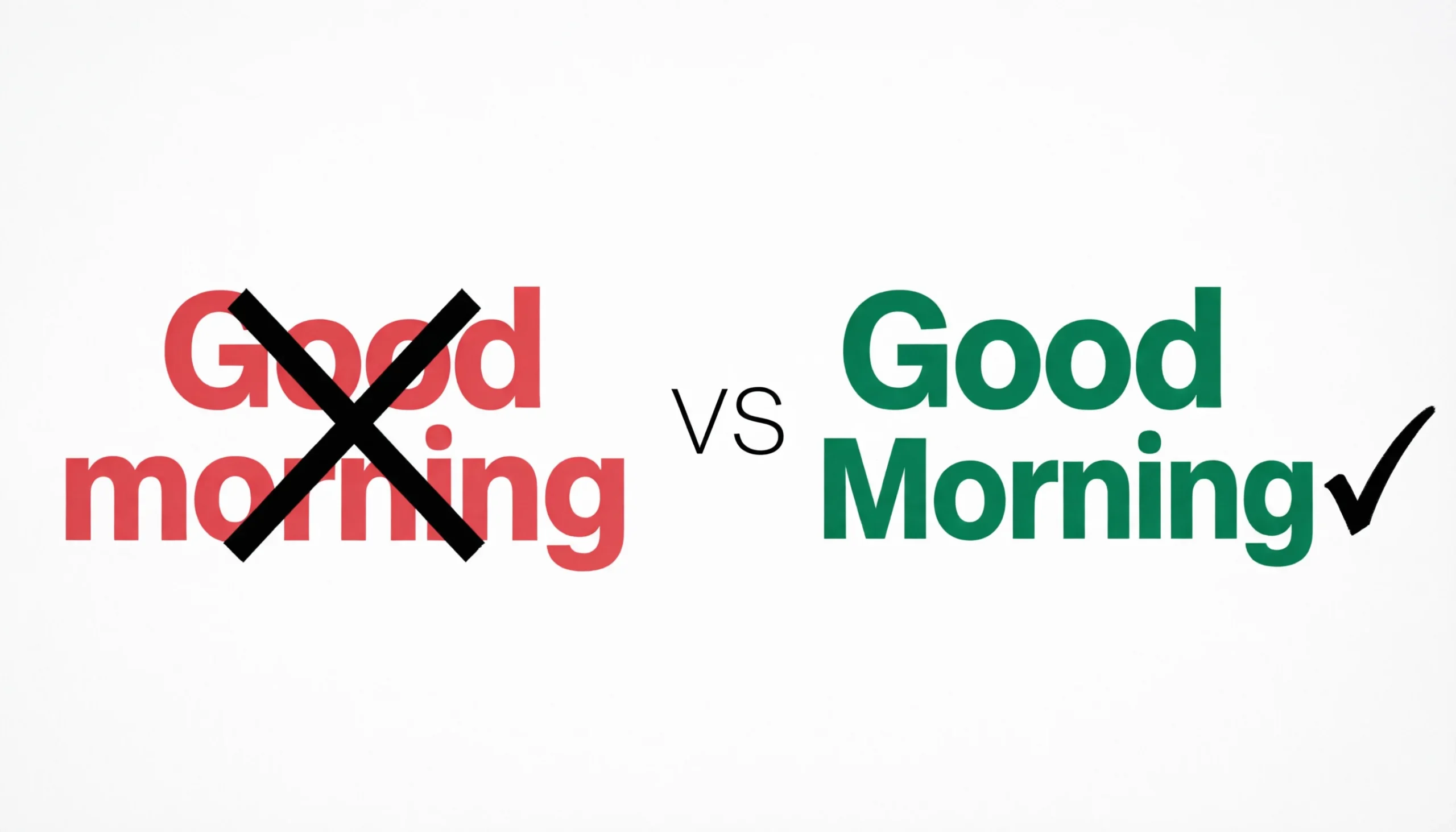 Goodmorning vs Good Morning: Which One Is Correct? (Clear Guide + Examples)