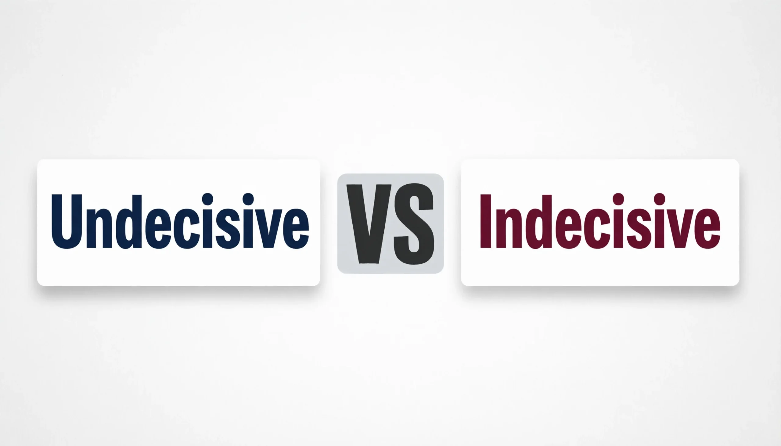 Undecisive vs Indecisive: Which One Is Correct? (Clear Guide + Examples)